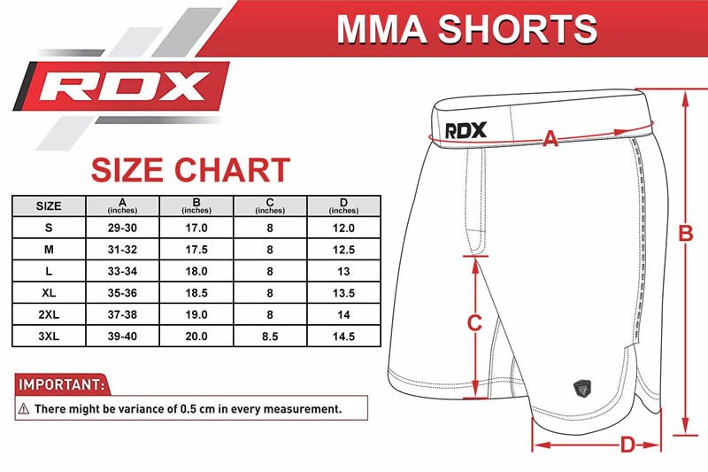 RDX T15 Black MMA Fight Shorts RDX Sports EU
